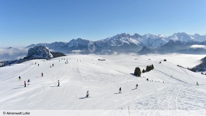 Ski area Lofer - Rating Almenwelt Lofer - Test report - Piste map