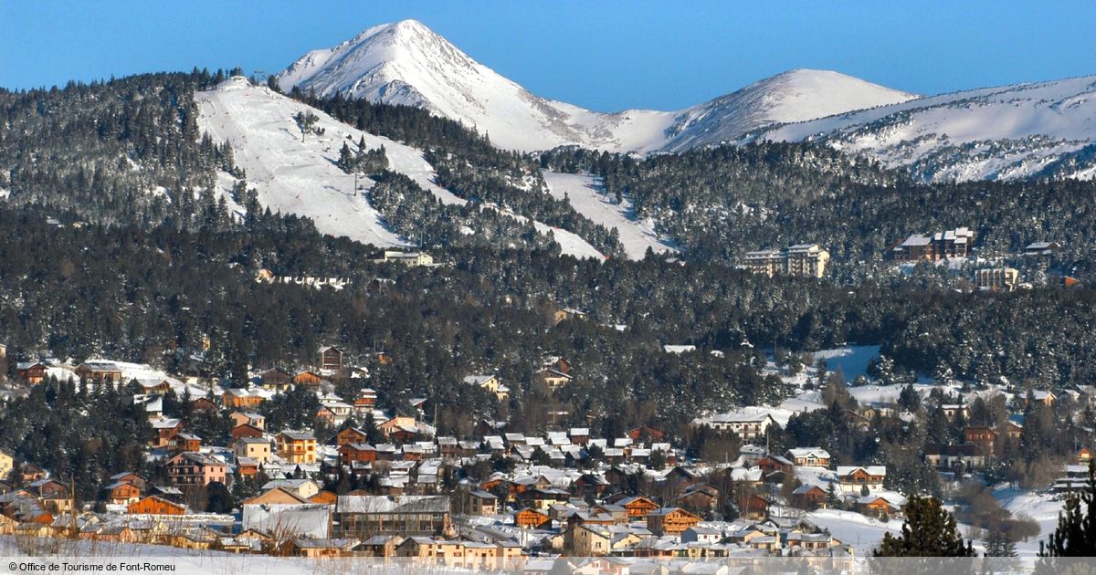 Font-Romeu Skigebiet - Pistenplan Font-Romeu/Pyrénées 2000