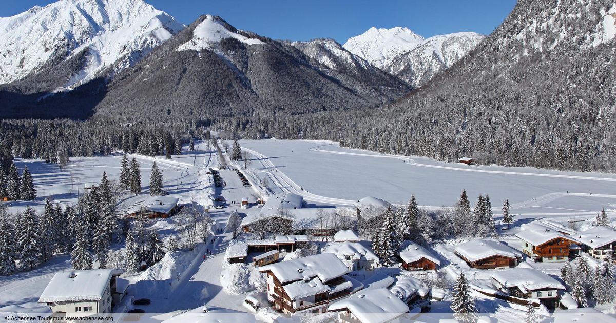 Pertisau Station de ski - Plan des pistes Zwölferkopf