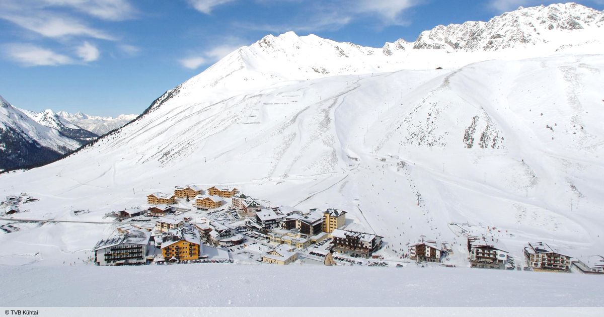 Kühtai Ski resort - Piste map Kühtai