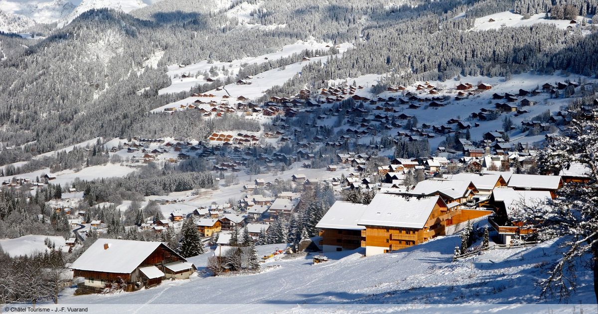 Châtel Ski resort - Piste map Châtel