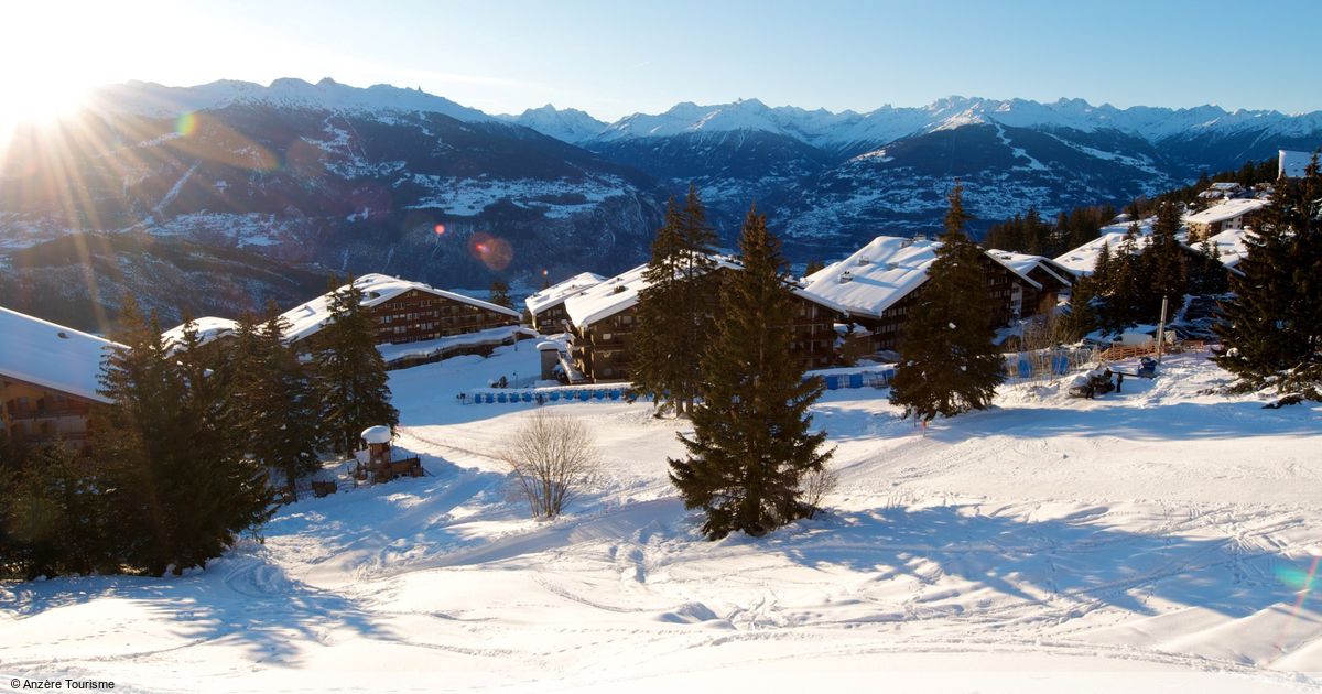 Anzère Skigebiet - Pistenplan Anzère