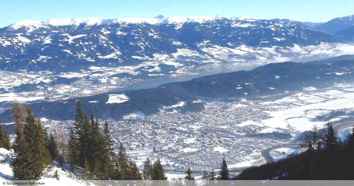 Spittal an der Drau Schigebiet - Pistenplan Goldeck Sportberg