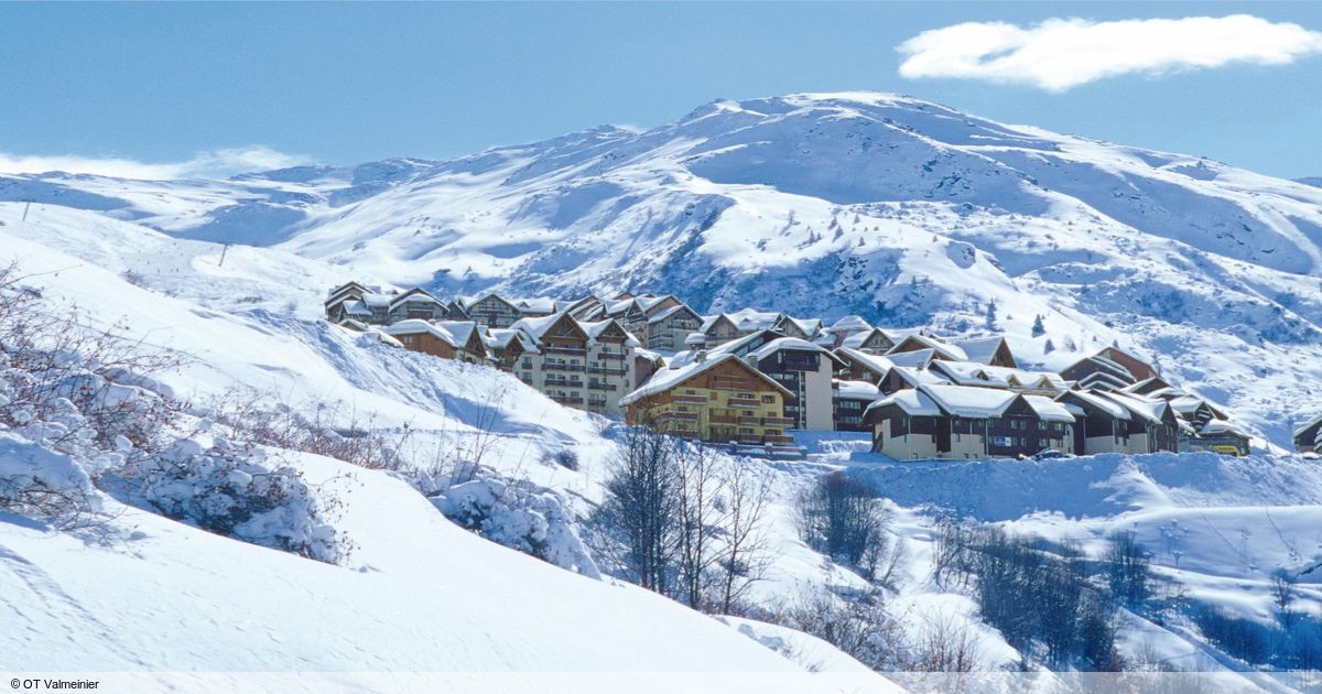 Valmeinier Ski resort - Piste map Galibier Thabor