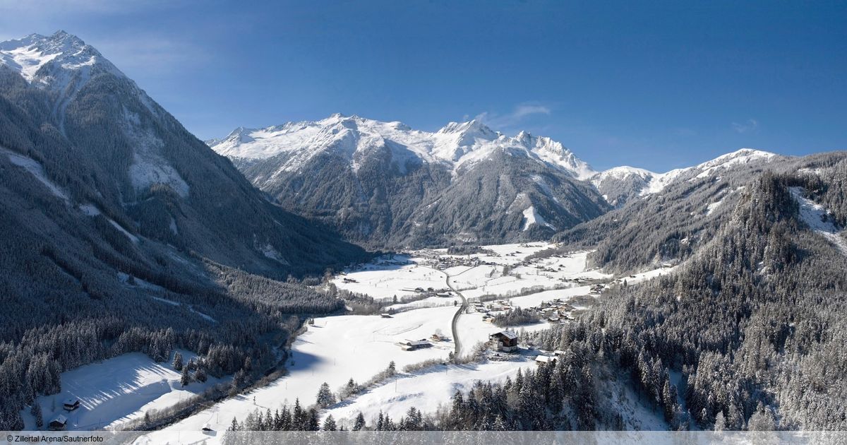 Krimml Estación de esquí - Mapa de pistas Zillertal Arena