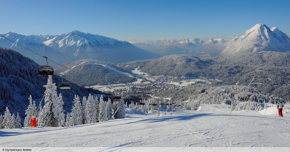 Seefeld Ski resort - Piste map Rosshütte - Seefeld