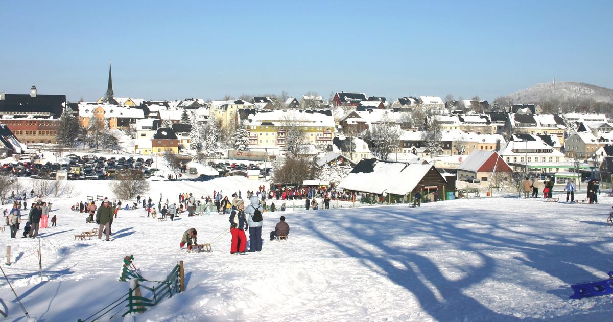 Altenberg Ski resort - Piste map Raupennesthang - Altenberg