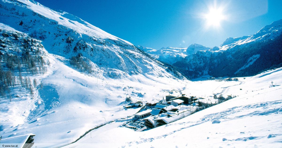 Hintertux Ski resort - Piste map Hintertux Glacier