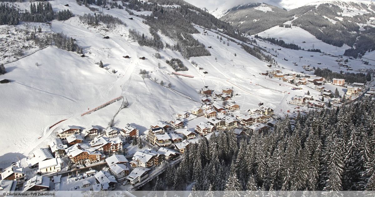 Gerlos Ski resort - Piste map Zillertal Arena