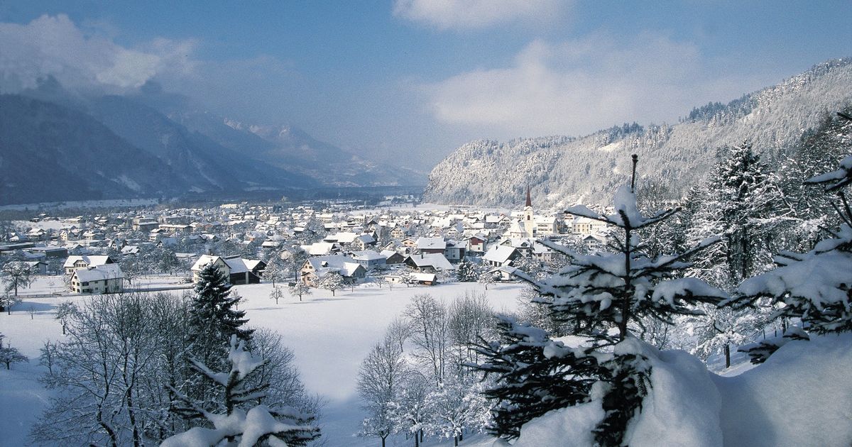 Bludenz Station de ski - Plan des pistes Montafon Brandnertal