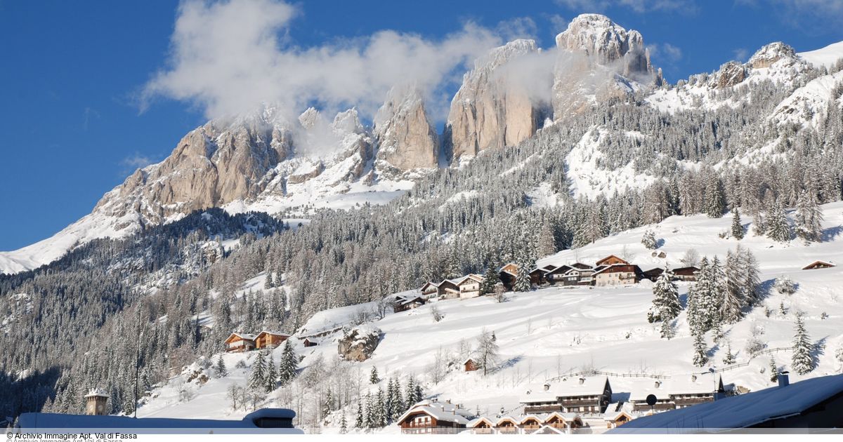 Campitello Ski resort - Piste map Val di Fassa-Carezza