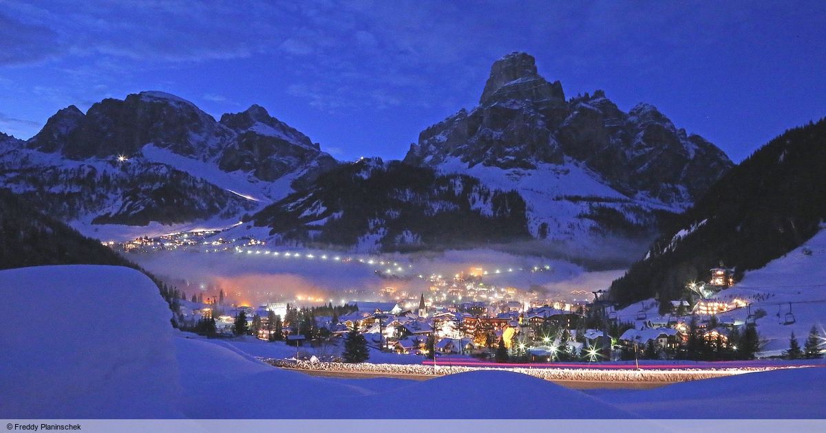 Corvara Ski resort - Piste map Alta Badia