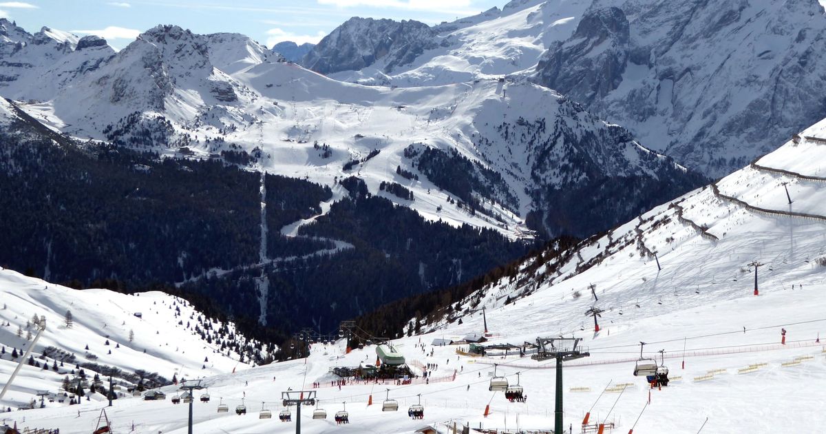 Canazei Skigebiet - Pistenplan Belvedere/Col Rodella/Ciampac/Buffaure ...