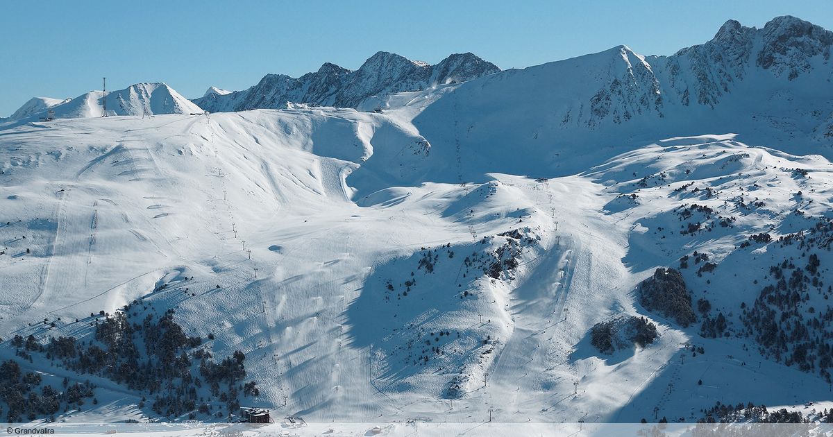 Andorra la Vella Ski resort - Piste map Grandvalira