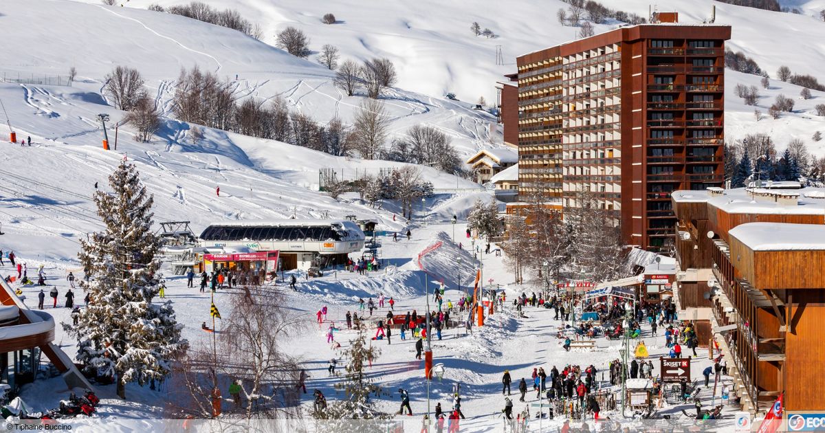 Le Corbier (Les Sybelles) Ski resort - Piste map Les Sybelles