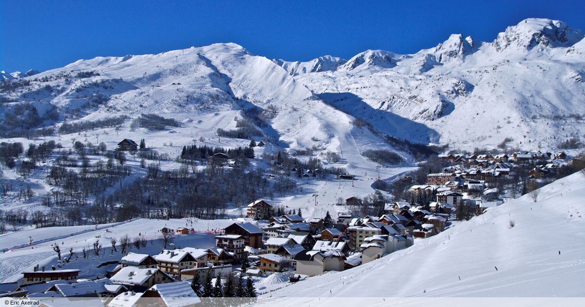 Saint Sorlin (Les Sybelles) Ski resort - Piste map Les Sybelles