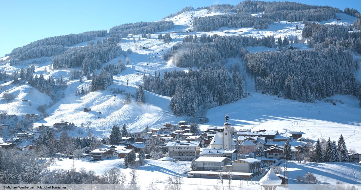 Jochberg in Tirol Skigebied - Pistekaart KitzSki