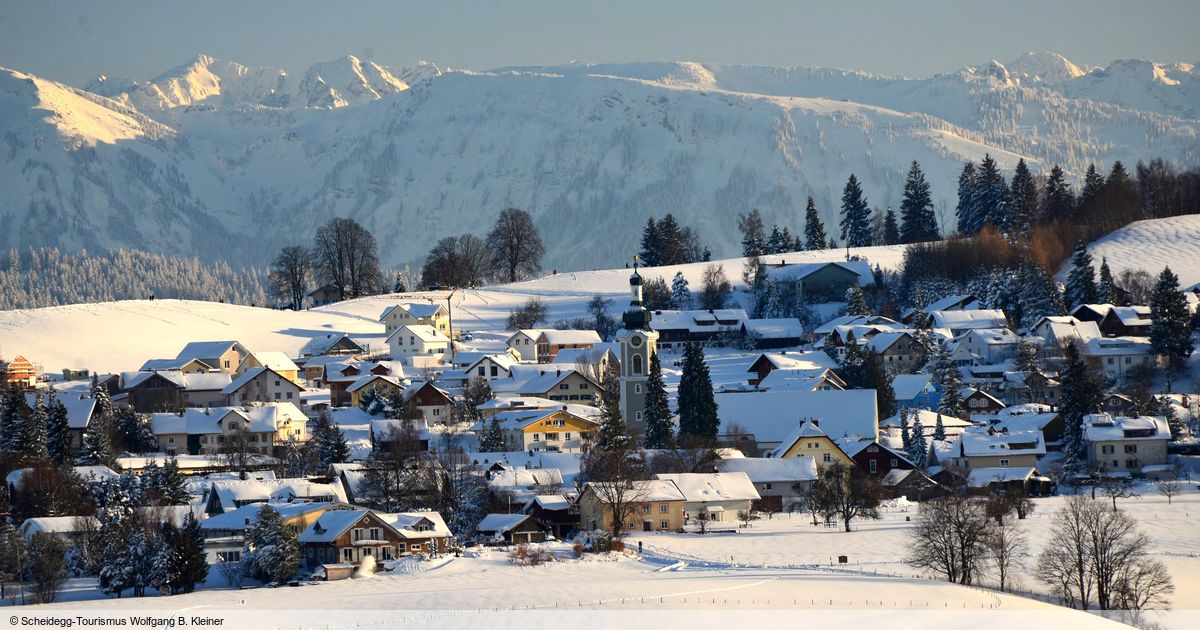 Schneehöhen Scheidegg - Wetter - Pistenverhältnisse - Webcam