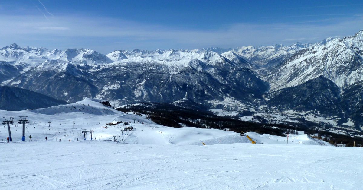 Cesana Torinese Skigebied - Pistekaart Via Lattea