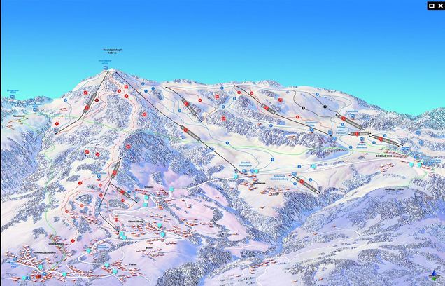 Skigebied Bregenz - Beoordeling Pfänder - Testrapport - Pisteplan