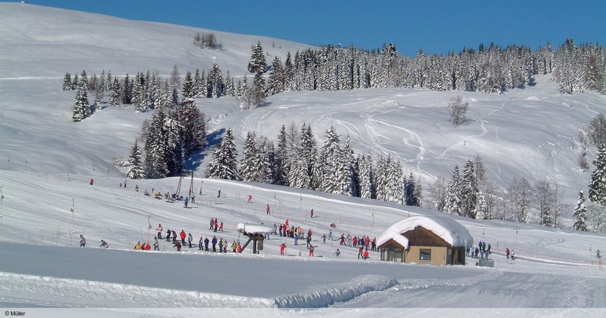 Abersee Skigebiet - Pistenplan Winterpark Postalm