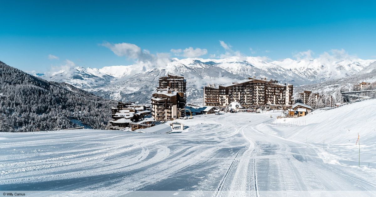 Les Orres Skigebiet - Pistenplan Les Orres