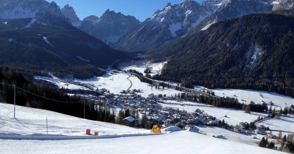 Toblach Schigebiet - Pistenplan Rienz – 3 Zinnen Dolomites