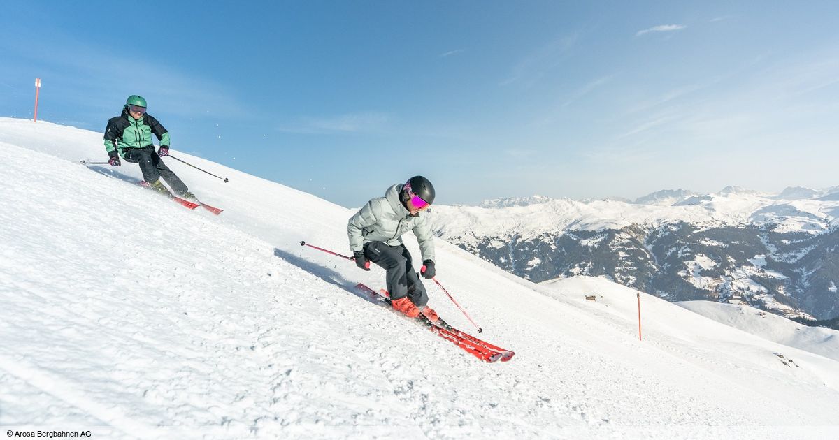 Arosa Ski resort - Piste map Arosa - Lenzerheide