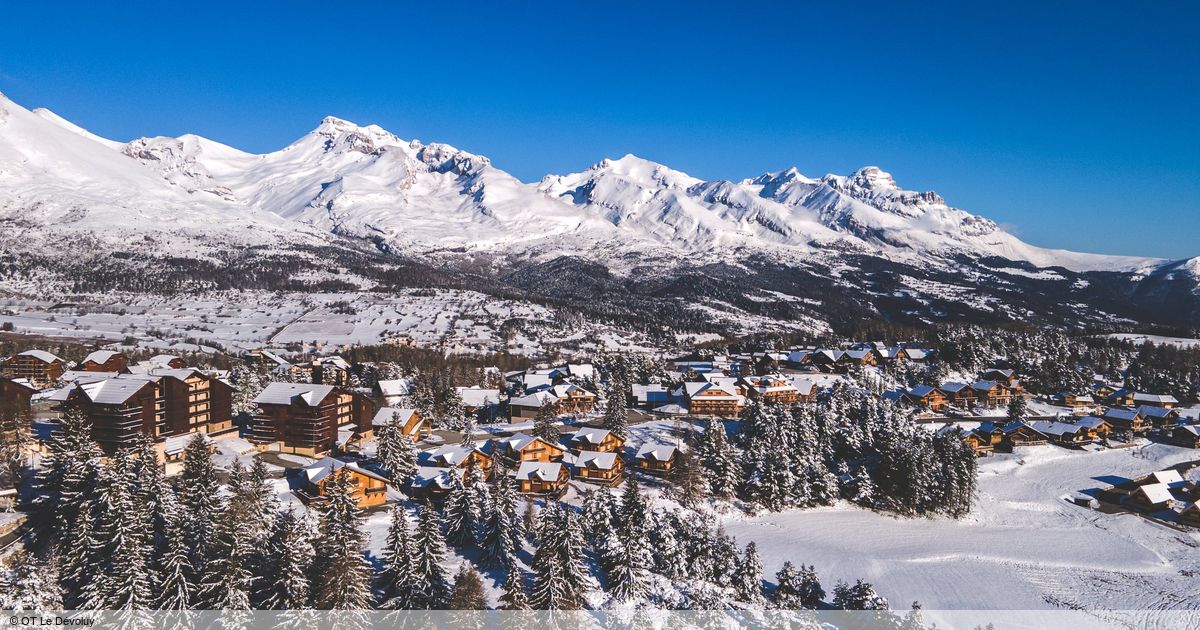 La Joue du Loup Ski resort - Piste map SuperDévoluy & La Joue du Loup