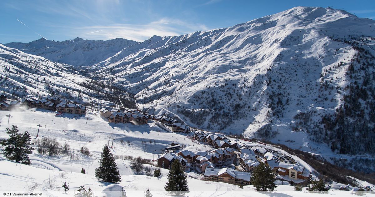 Valmeinier Ski resort - Piste map Galibier Thabor