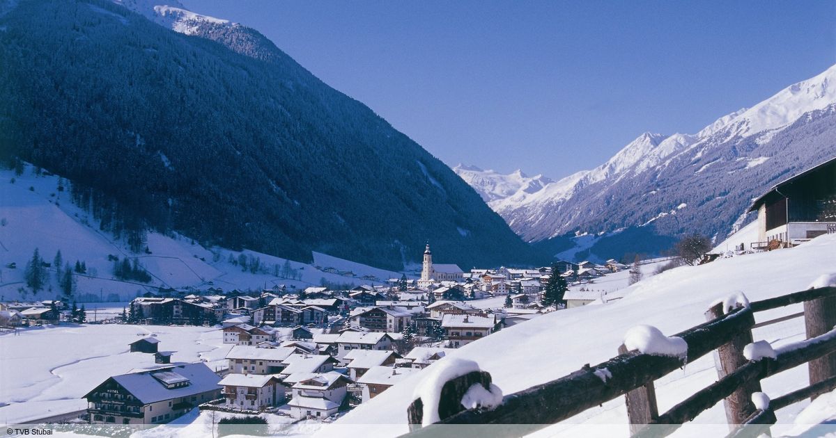 Neustift Ski resort - Piste map Stubai Glacier