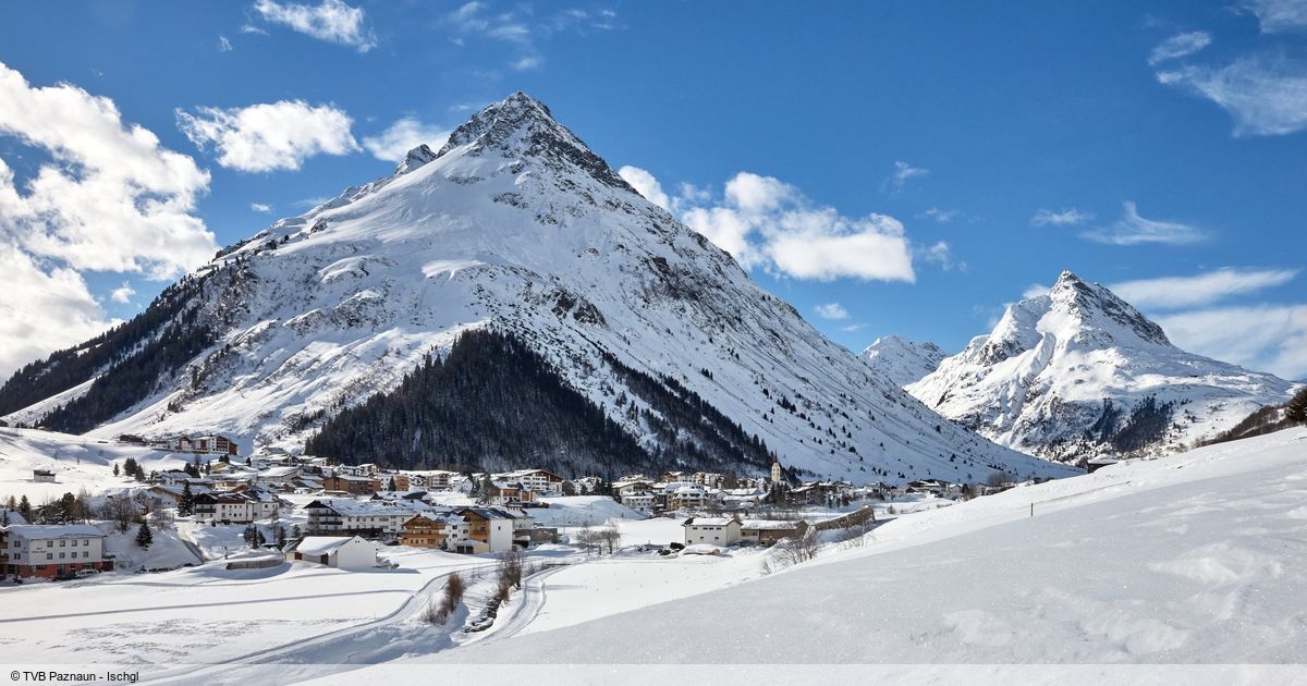 Galtür Ski resort - Piste map Silvapark