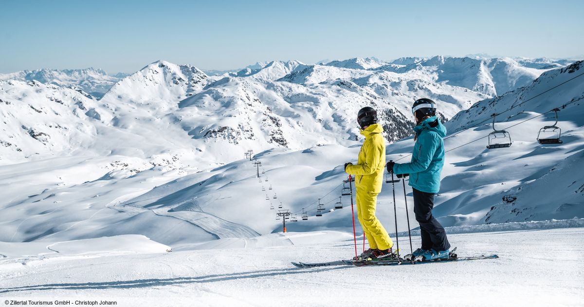 Ski region Zillertal Superskipass - Ski resorts - Piste map